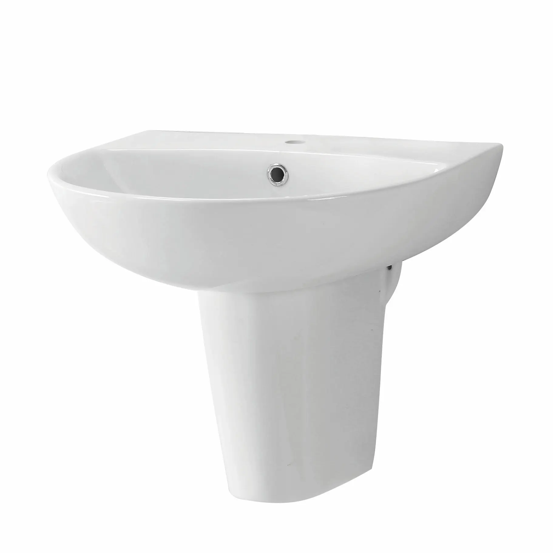 Emerald 50cm Basin And Pedestal | Bathco Designs
