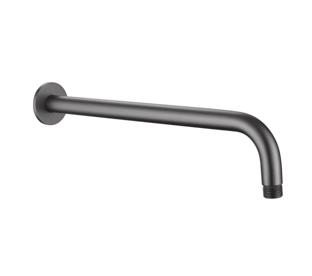Clarity Gunmetal Overhead Arm | Bathco Designs