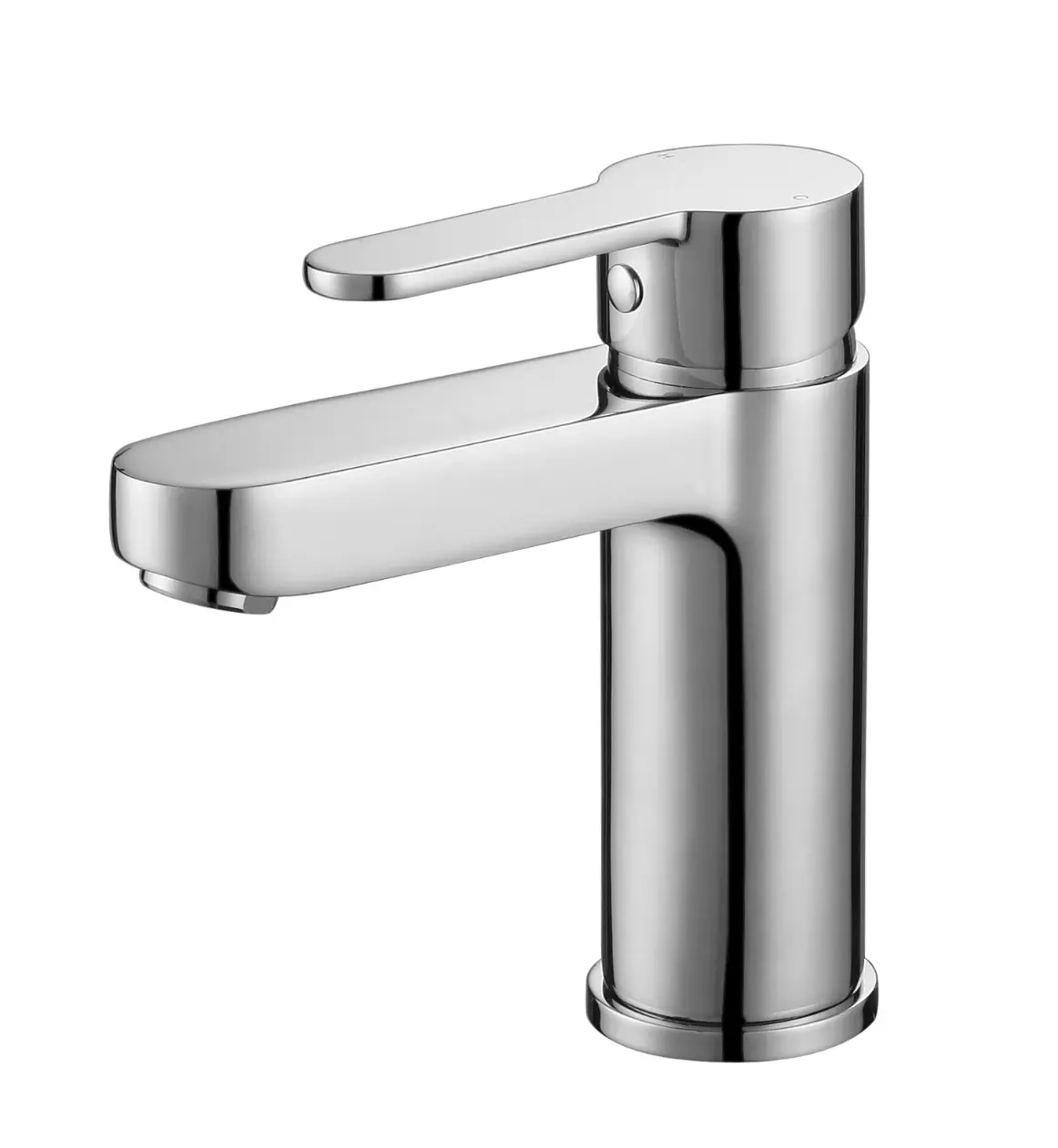 Luna Chrome Mono Basin Tap With Clicker Waste | Bathco Designs